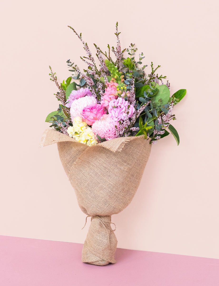 Medium Colour Bouquet & Vase | Daily Blooms - Same Day Flower Delivery